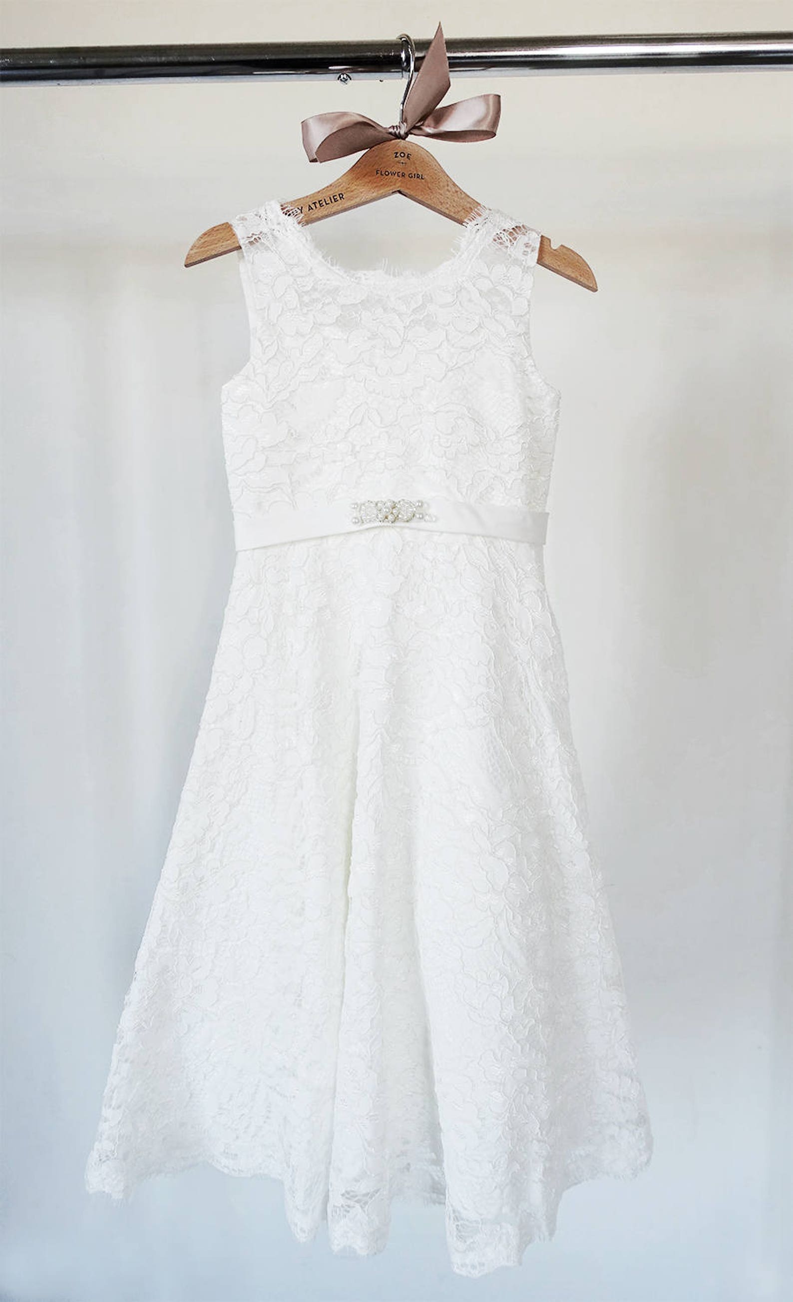 Lace Flower Girl Dress Flower Girl Dresses Lace Girl Dress Etsy