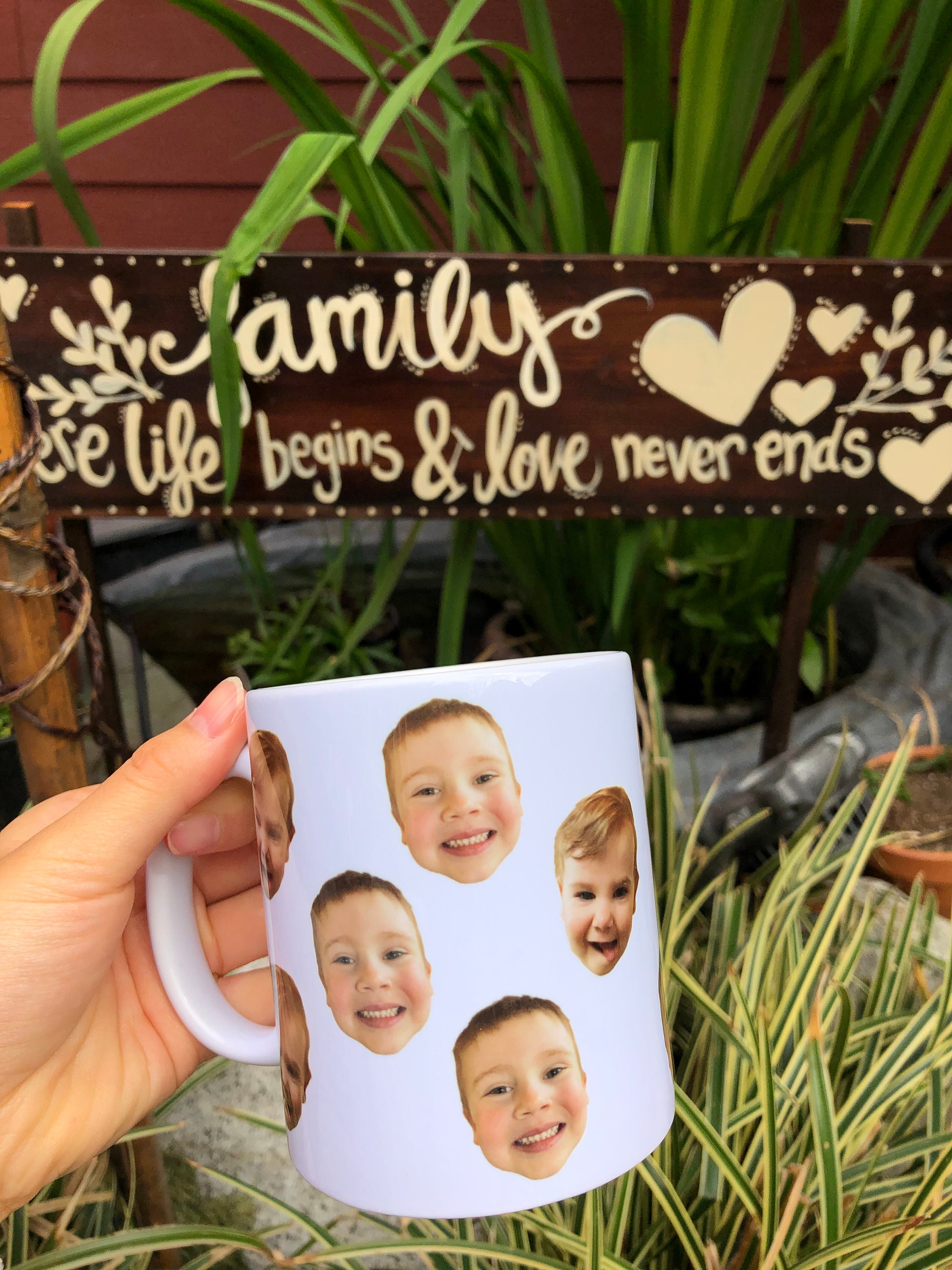 Photo face Mug Custom face mug Custom Photo Mug Face mug | Etsy