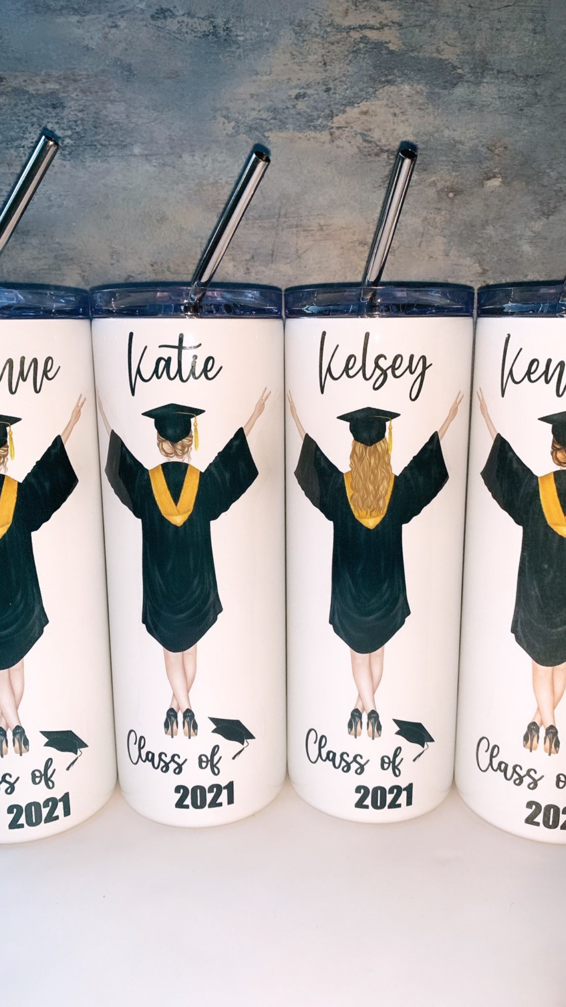 Customizable Graduate Tumbler, Stainless Steel, 20 Oz - Etsy Canada
