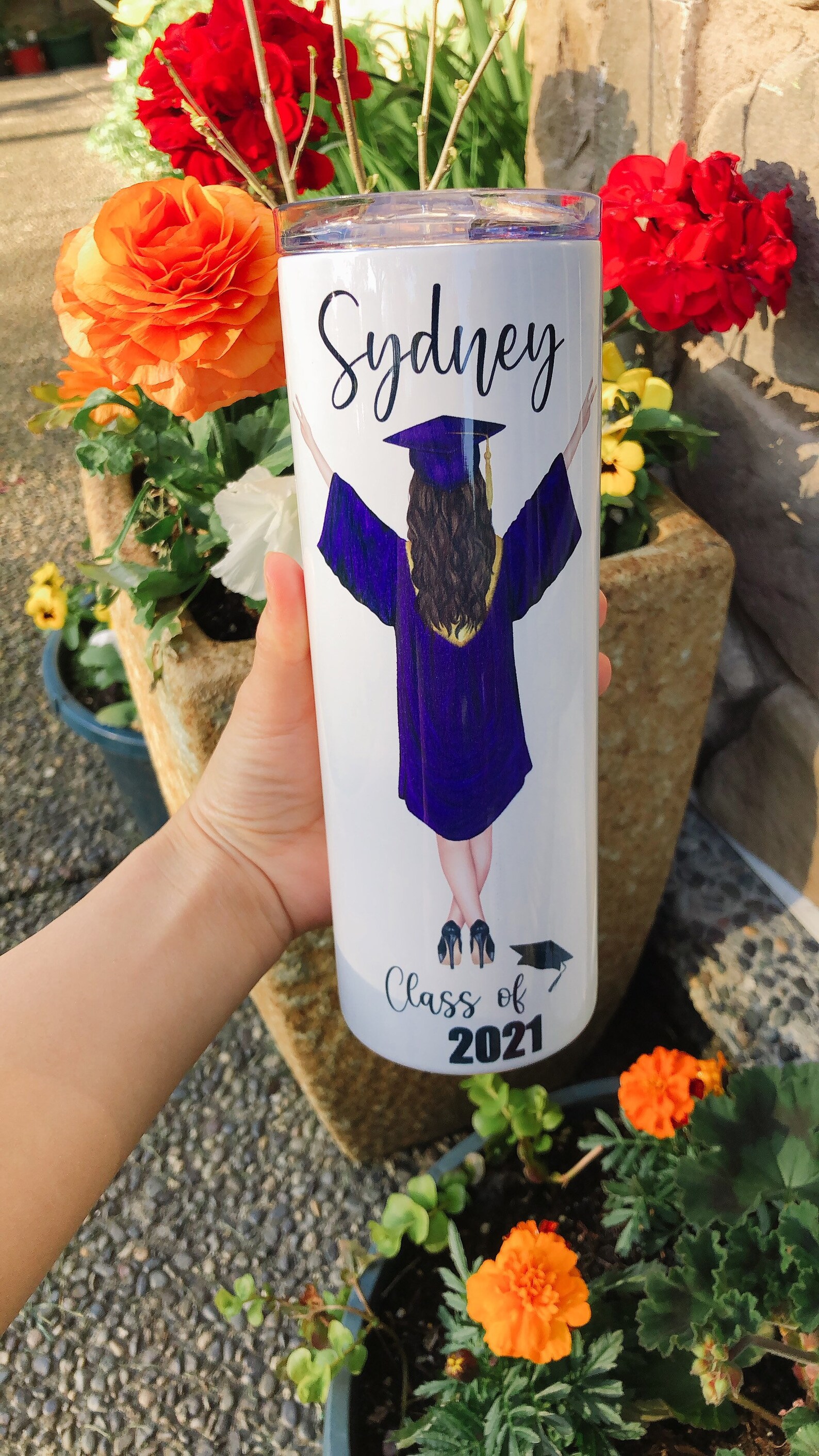 Customizable Graduate Tumbler, Stainless Steel, 20 Oz - Etsy Canada