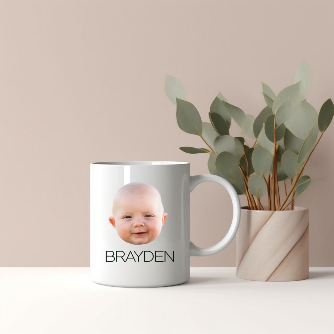 Photo Face Mug, Custom Face Mug, Custom Photo Mug, Face Mug, Make Your ...