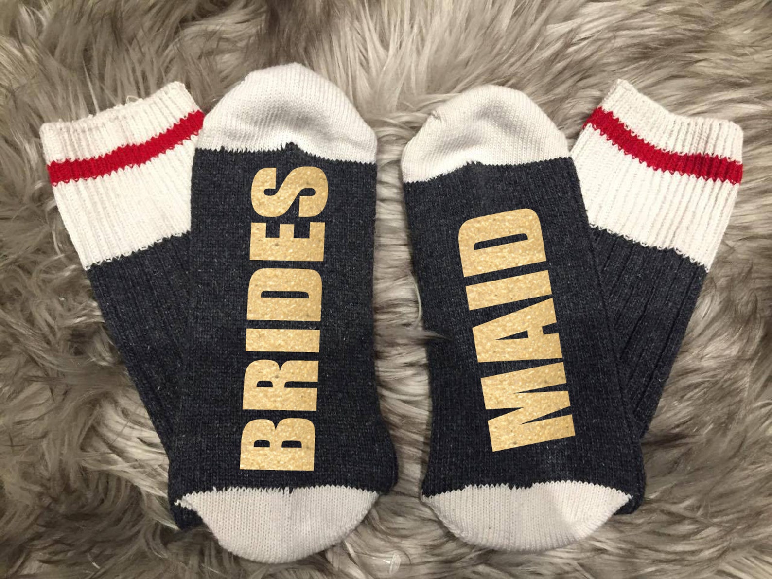 BRIDAL PARTY SOCKS bridesmaid socks maid of honor socks | Etsy