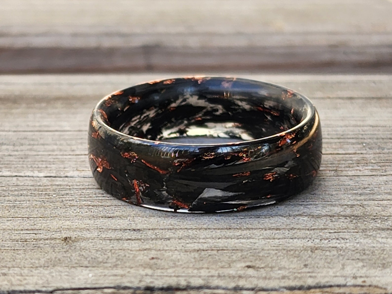 Forged Carbon Fiber forged Carbon Ring Forged Ring Wedding - Etsy
