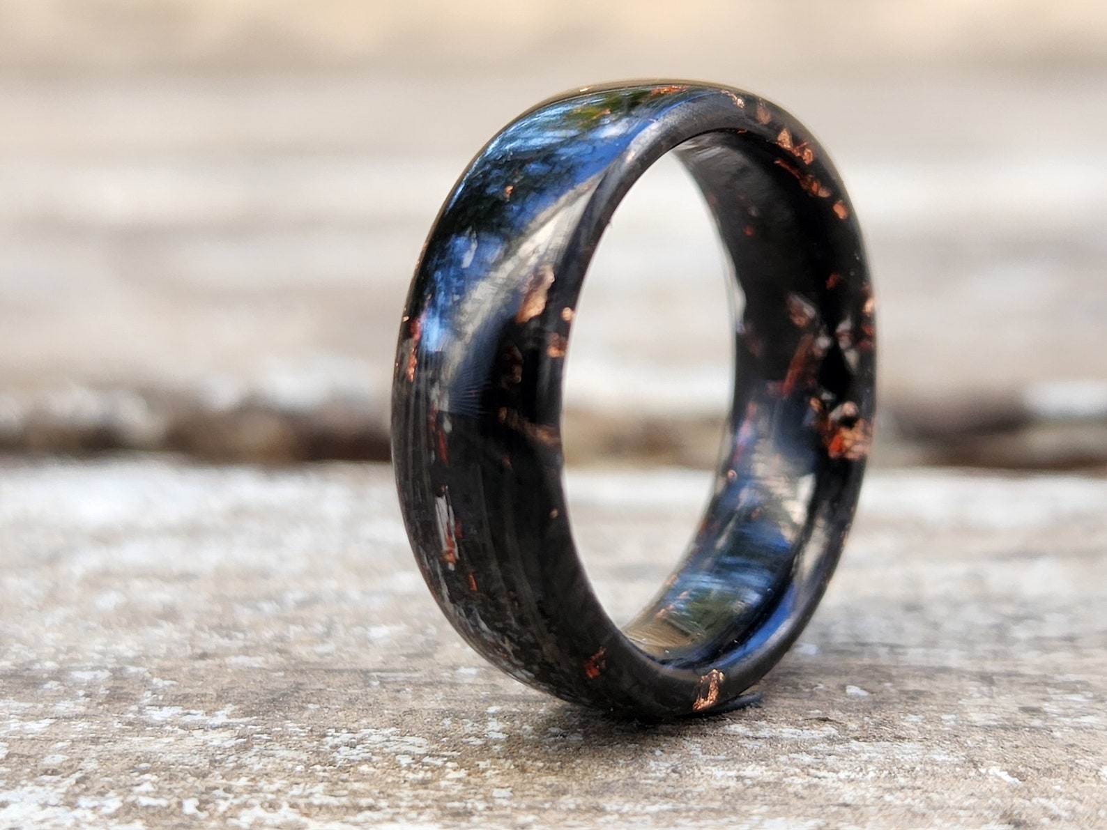 Forged Carbon Fiber forged Carbon Ring Forged Ring Wedding - Etsy