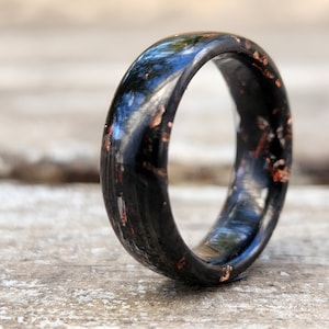 Forged Carbon Fiber ,forged Carbon Ring, Forged Ring , Wedding Ring ...