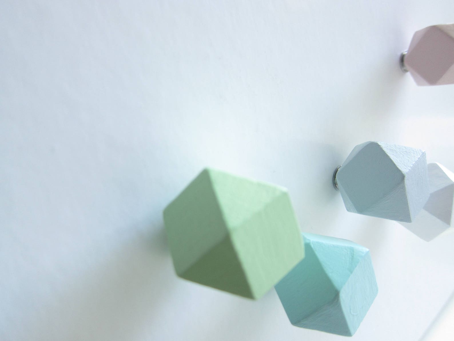 Large Geometric Knobs Choose Colors Hexagon Knobs Colorful - Etsy