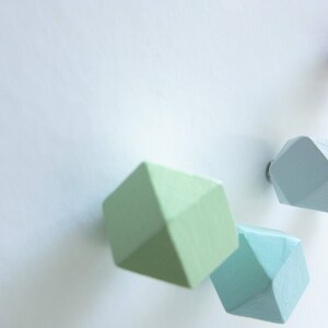 Large Geometric Knobs Choose Colors Hexagon Knobs Colorful - Etsy