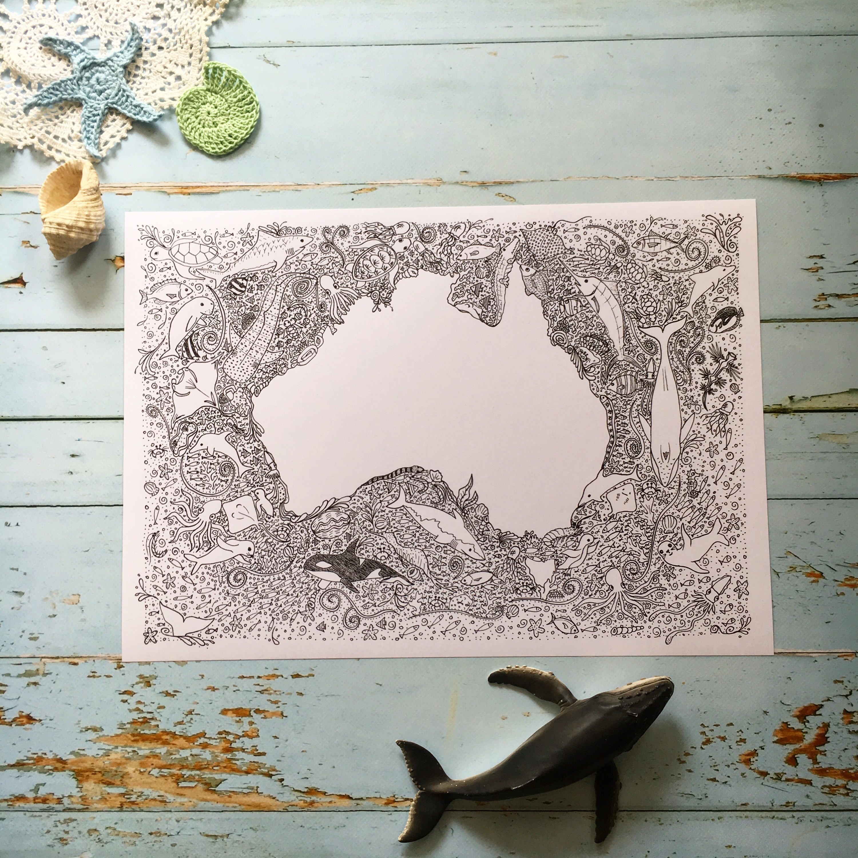 My Island Home Illustrated Ocean Australia Map Unique - Etsy Australia