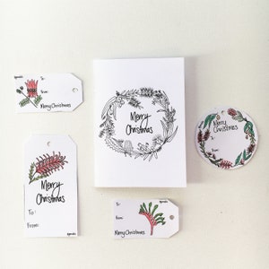 Australian Christmas Kids Activity Printable Bundle- Colour in Nature ...