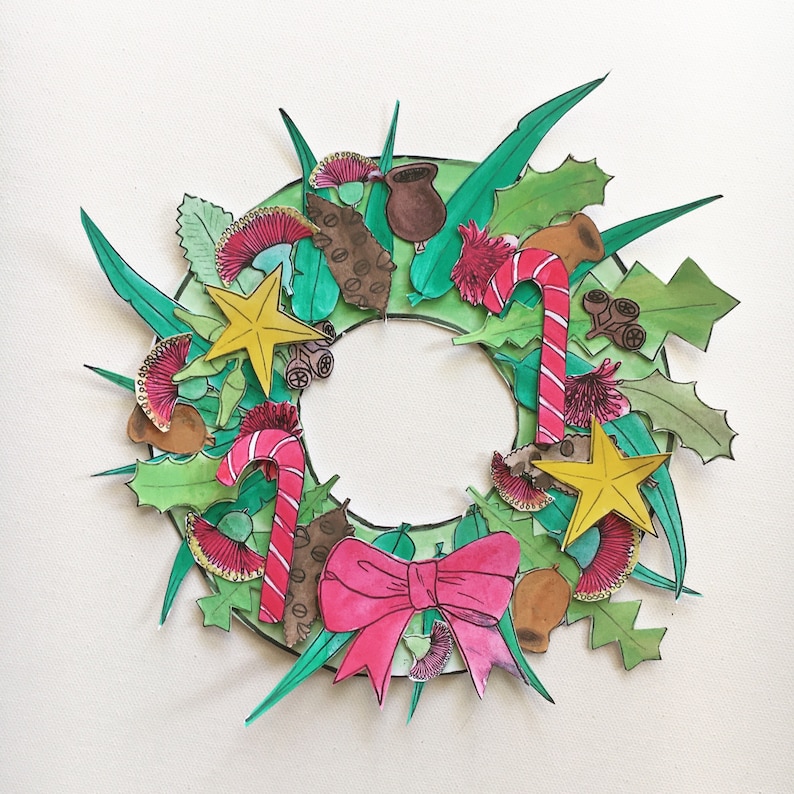 Australian Christmas Kids Activity Printable Bundle- Colour in Nature ...