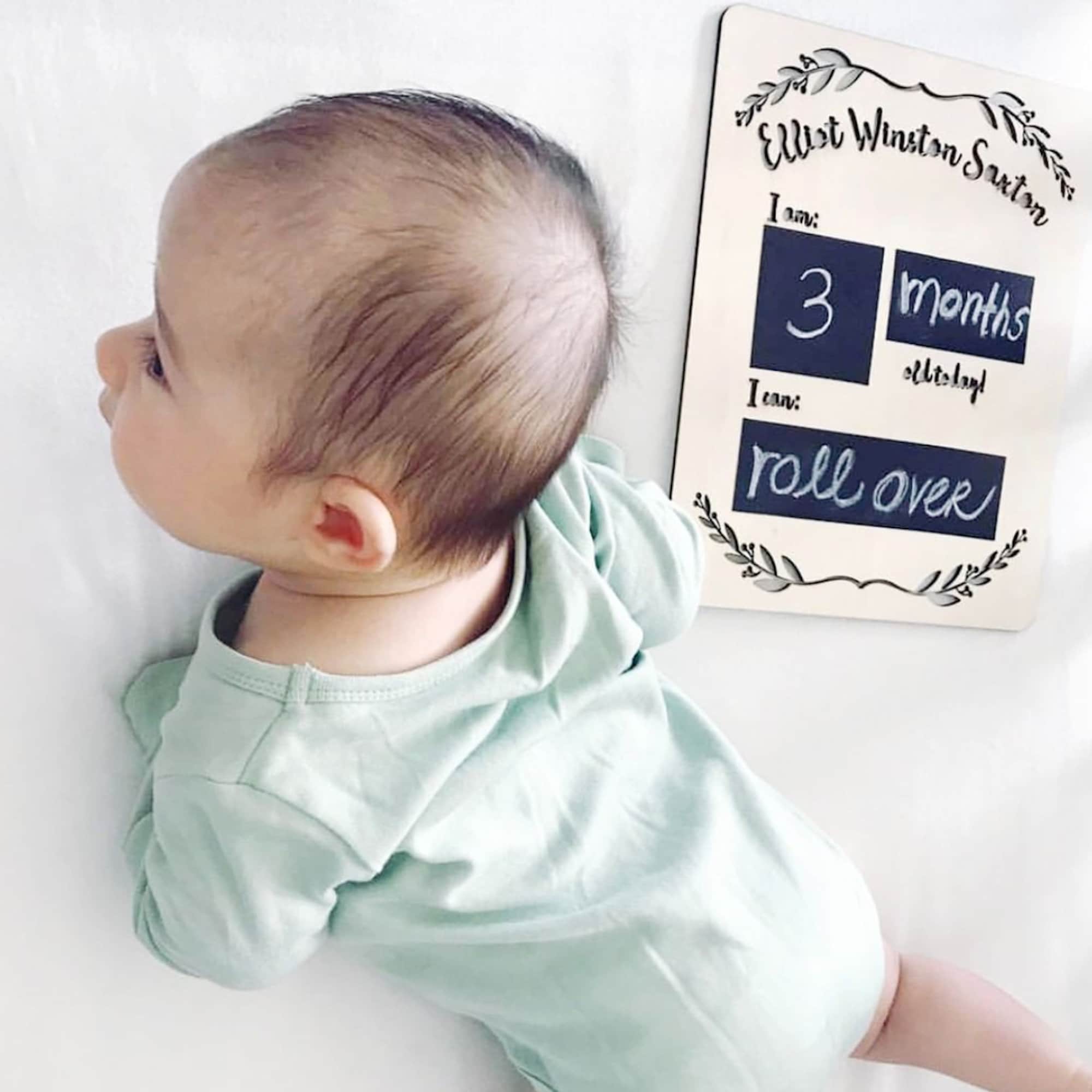 Classic Milestone Board Custom Name Milestone Sign Weekly - Etsy Ireland