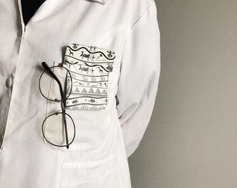 pocket protector/nursing uniform/lab coats/handmade pocket | Etsy