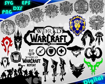 Warcraft svg | Etsy