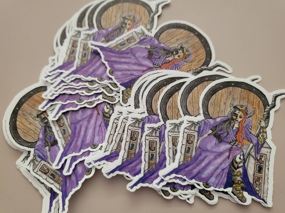 Hel the Goddess of Death Sticker - Etsy