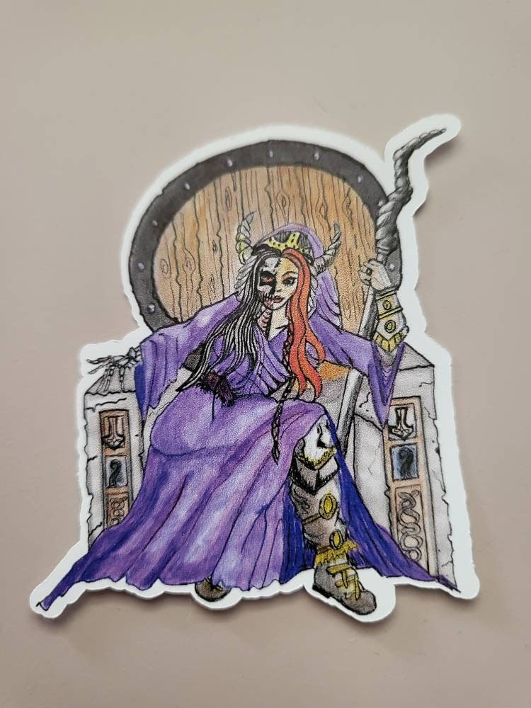 Hel the Goddess of Death Sticker - Etsy