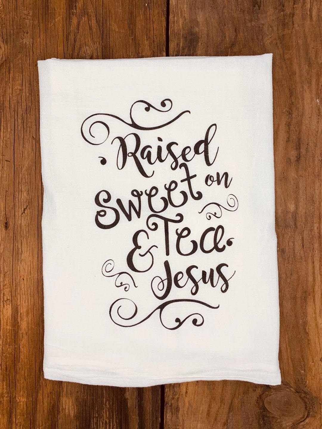 Tea Towel | SWEET TEA and Jesus | Christian | South | Dish Towel - Etsy