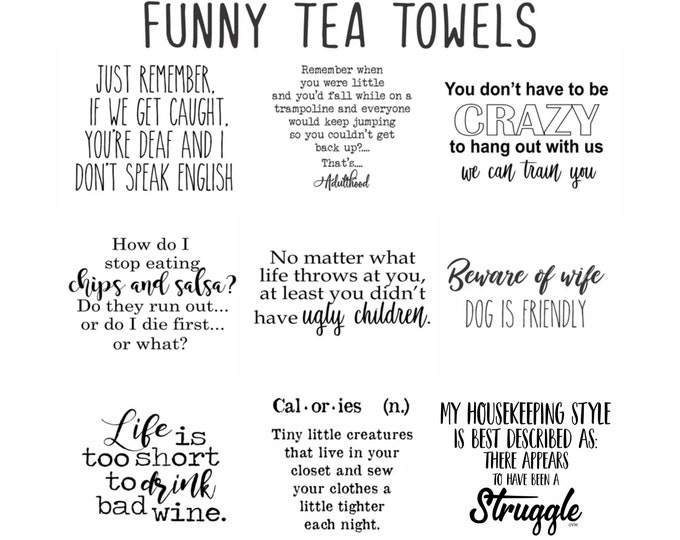 Funny Adulting Tea Towels, Functional Adult, Towel With Saying, Funny ...