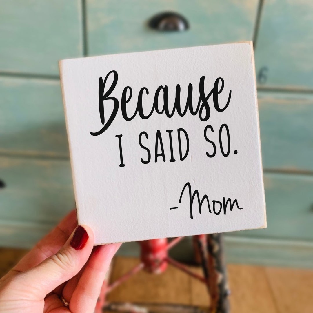 Tiered Tray Sign, Small Sign, Mothers Day Gift - Shelf Sitter Sign ...