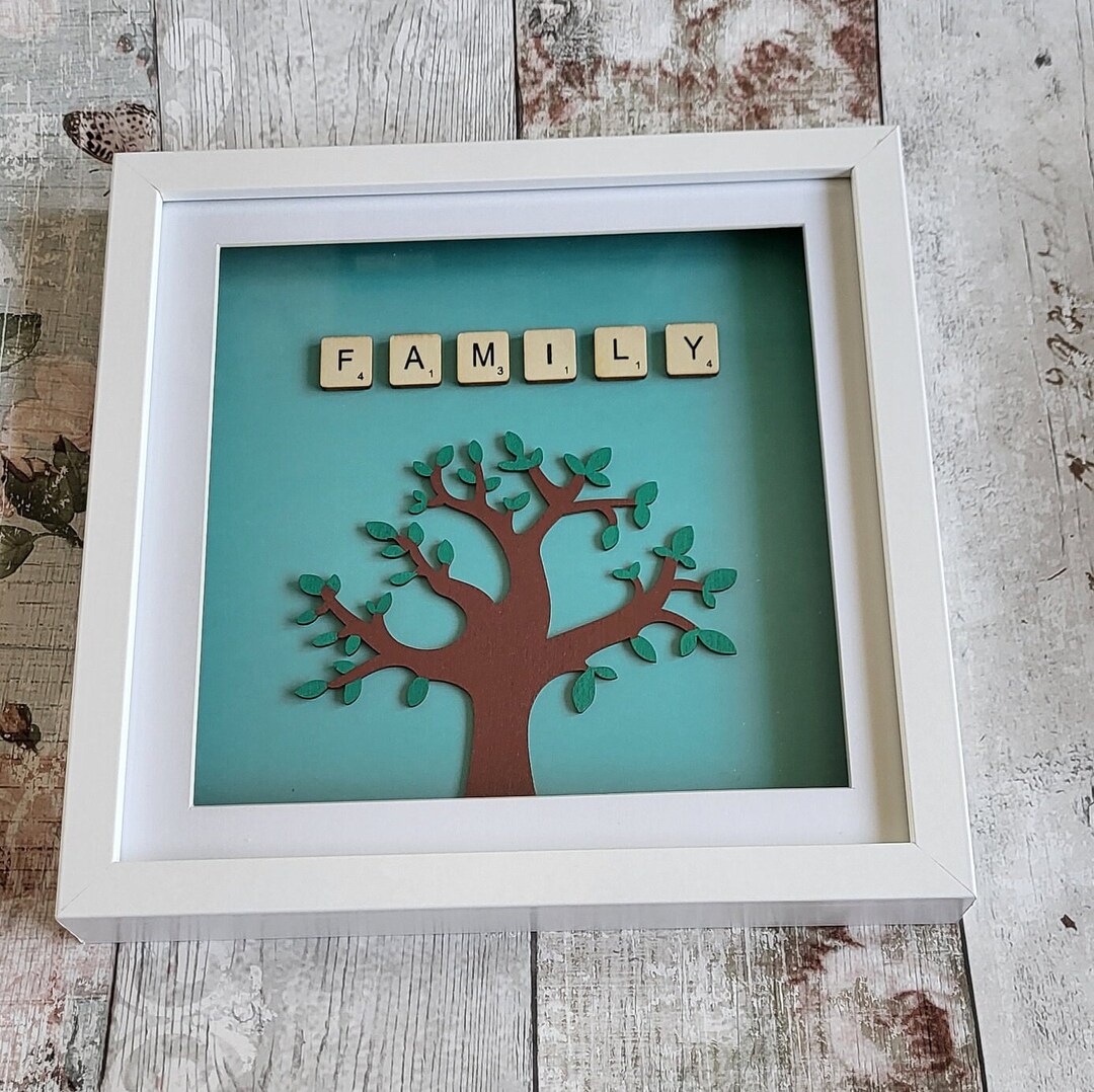 Handmade "family" Tree Box Frame Slight Seconds - Etsy