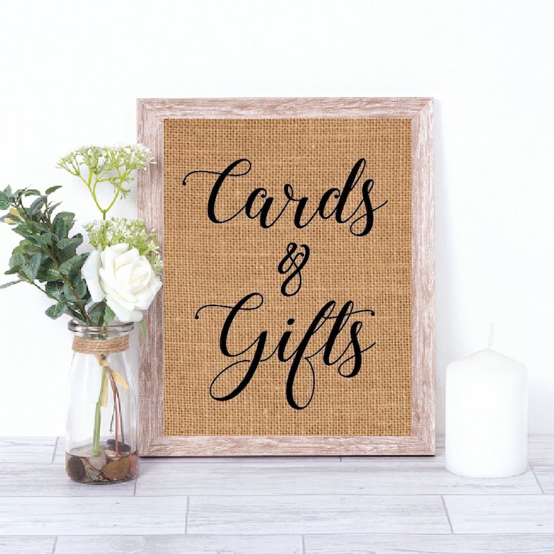 Burlap Wedding Signs - Etsy