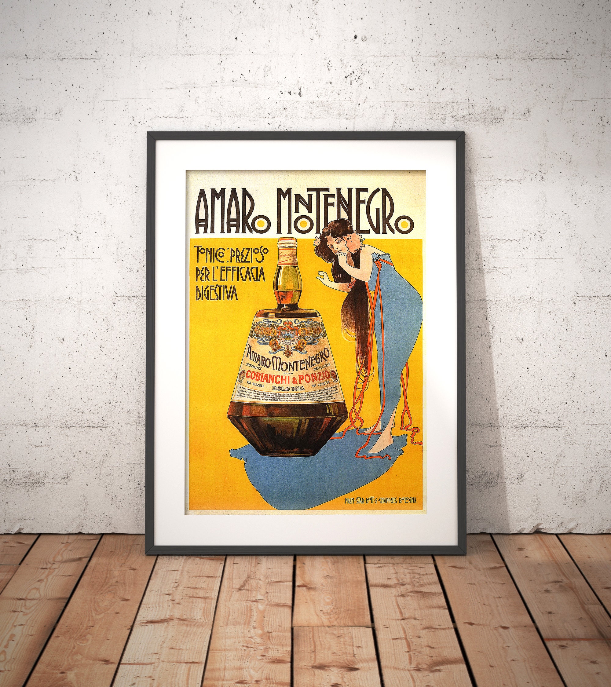 Amaro Montenegro Poster Instant Download Vintage Poster - Etsy