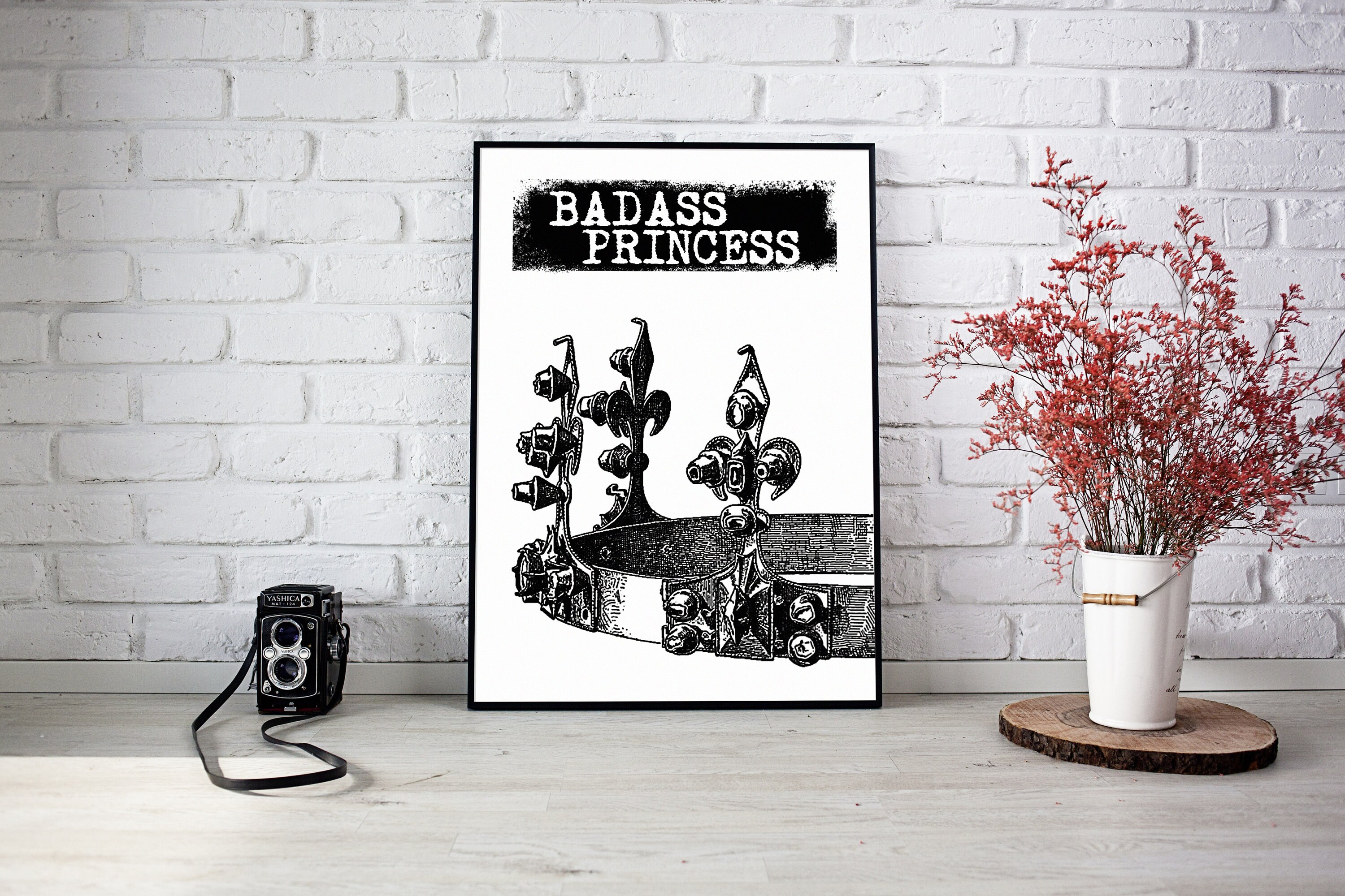 Badass Princess Poster, Original Poster, Download Istantaneo, Wall Art ...