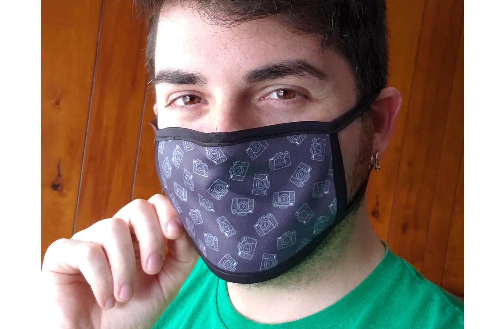 Face Mask Photography Design Small // Camera Face Mask // - Etsy