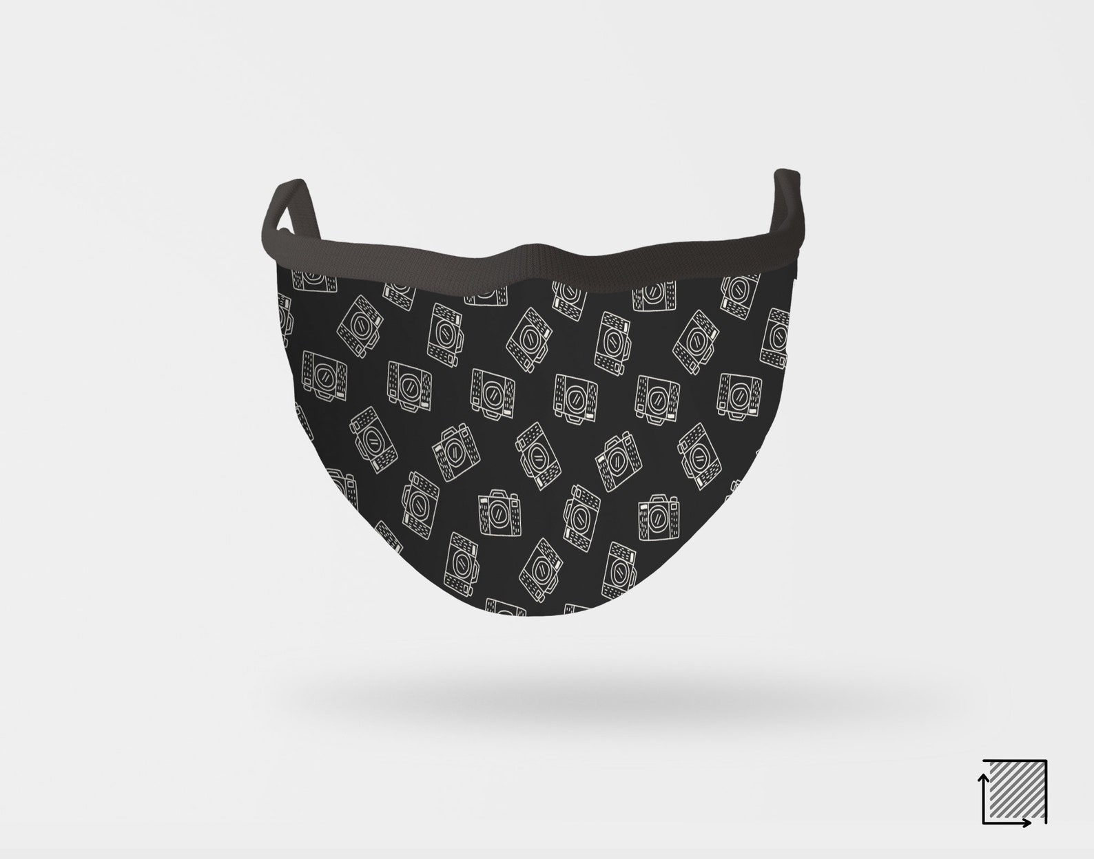 Face Mask Photography Design Small // Camera Face Mask // - Etsy