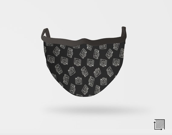 Face Mask Photography Design Small // Camera Face Mask // - Etsy