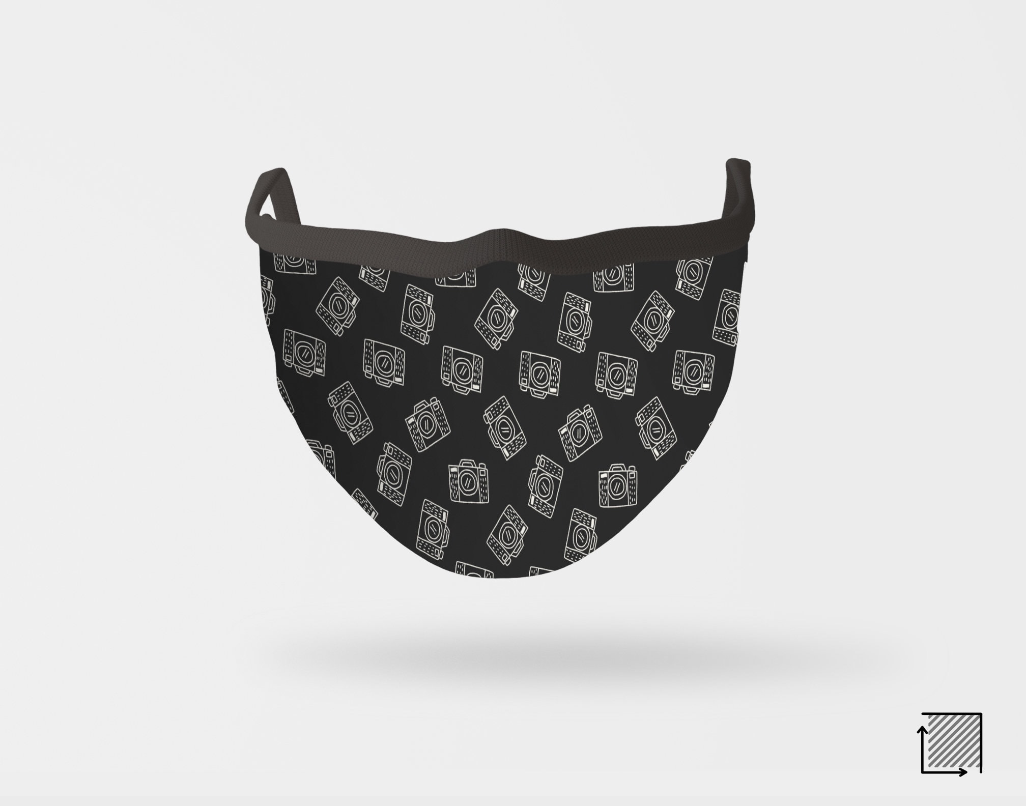 Face Mask Photography Design Small // Camera Face Mask // - Etsy