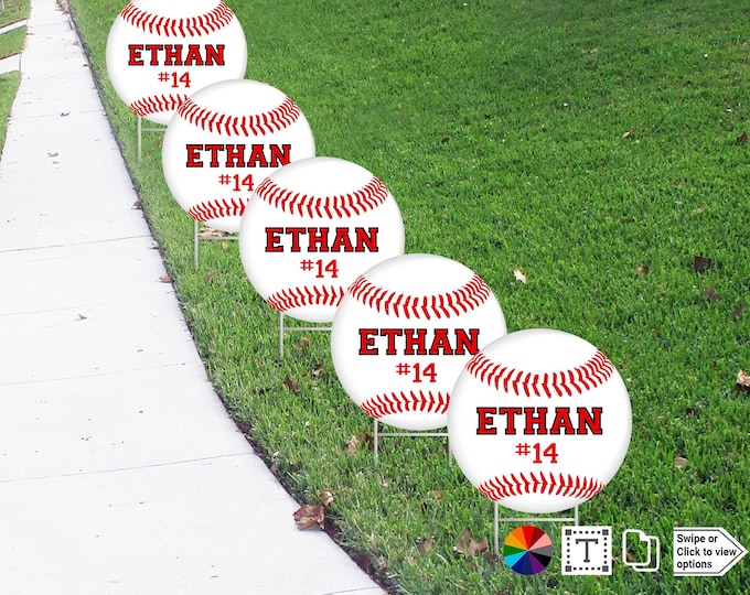Lawn Sign - Baseball - Etsy