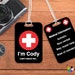 Medical Alert Luggage Tag, Custom Medical ID, Personalized Bag Tag ...