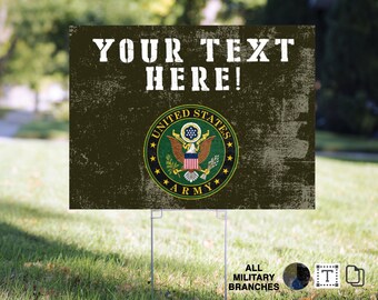 Army National Guard Yard Sign - Etsy