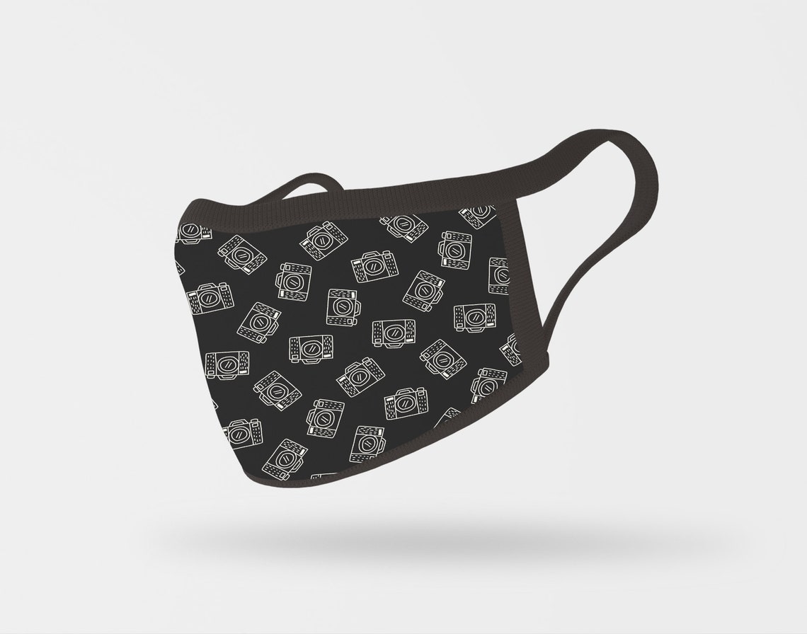 Face Mask Photography Design Small // Camera Face Mask // - Etsy