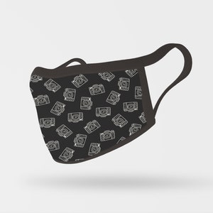 Face Mask - Photography Design Small // Camera Face Mask // Photography ...