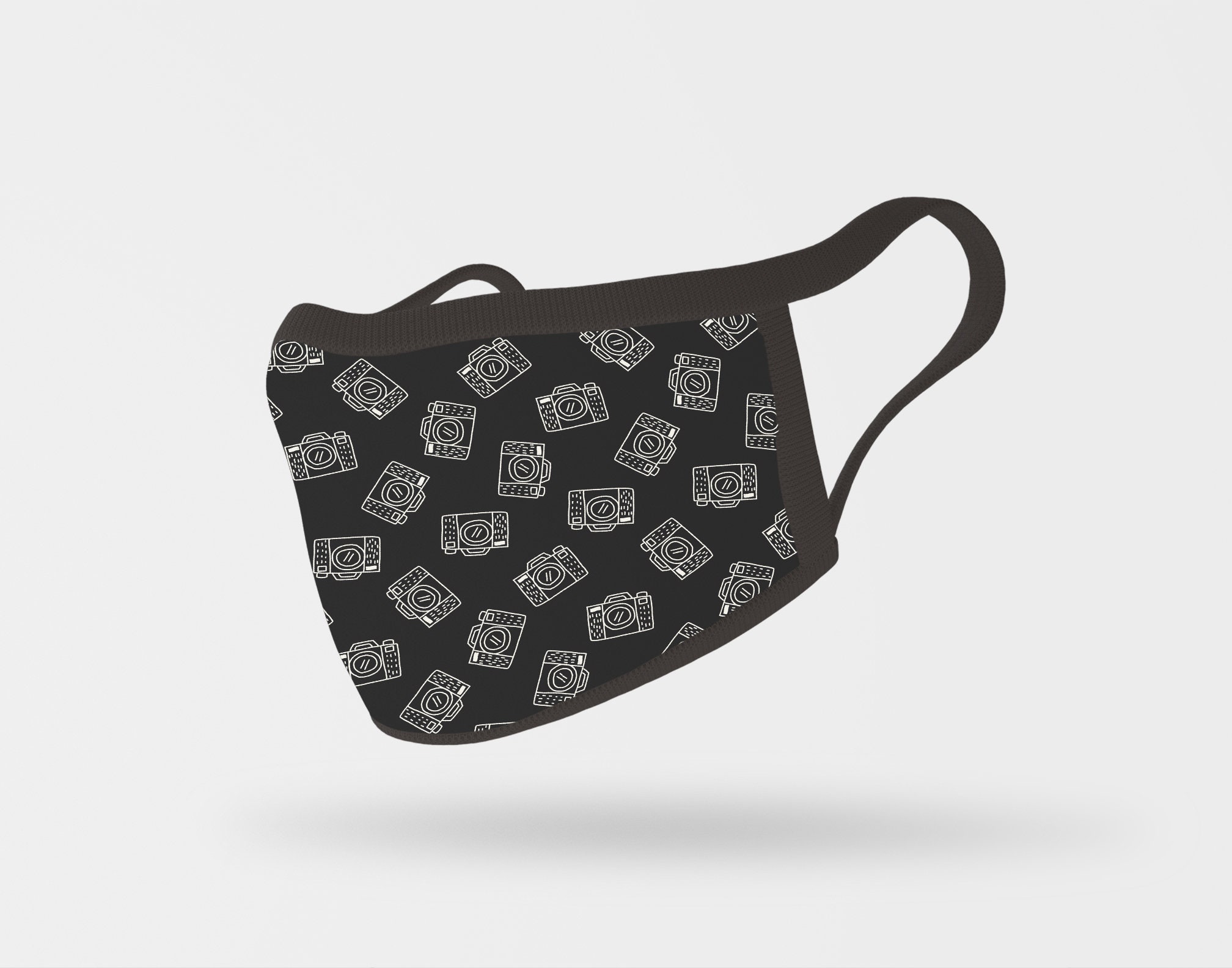 Face Mask Photography Design Small // Camera Face Mask // - Etsy