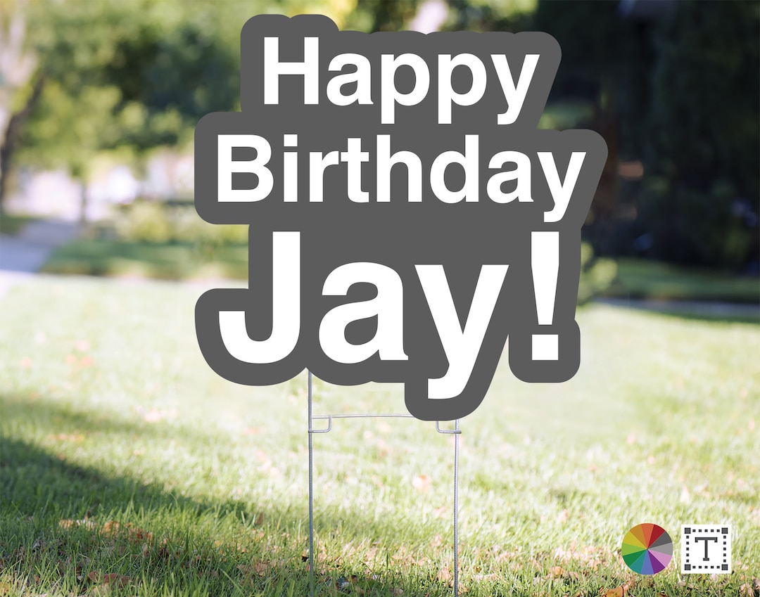 Large Personalized Birthday Yard Sign (24x32) - Etsy