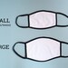 Custom Face Mask // Add Logo or Text // Face Mask // Custom Colors ...