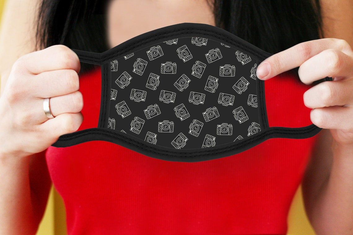 Face Mask Photography Design Small // Camera Face Mask // - Etsy