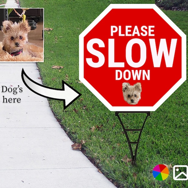Slow Down Signs - Etsy