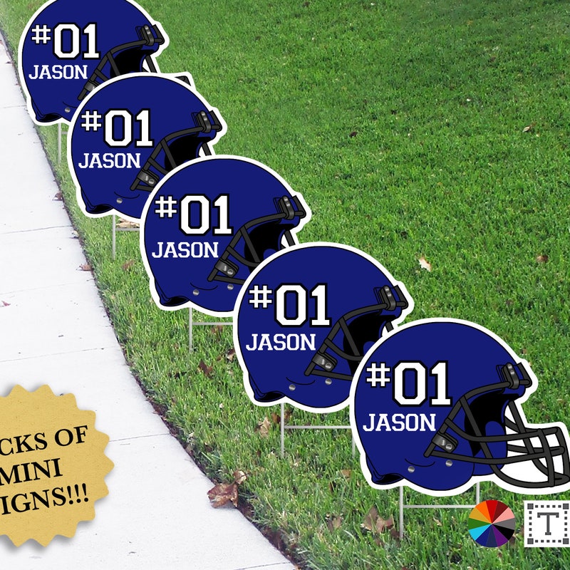 Football Yard Signs - Etsy