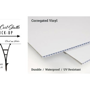 Personalized Golf Cart Shuttle Sign: Custom Wedding Directional Sign - Etsy