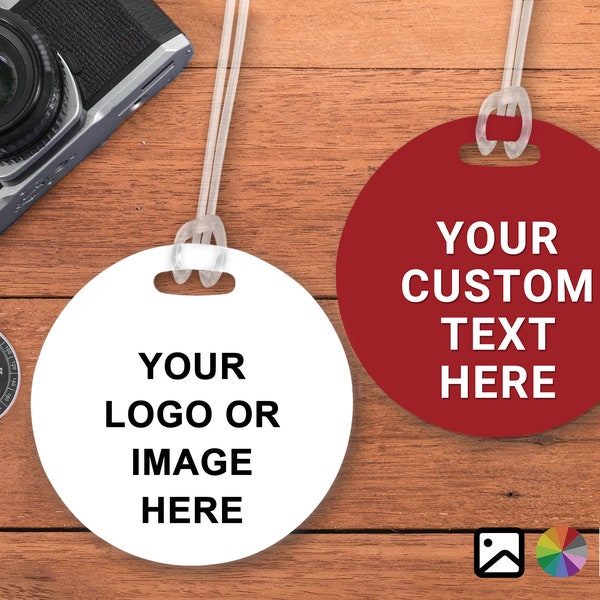 Round Luggage Tags - Etsy