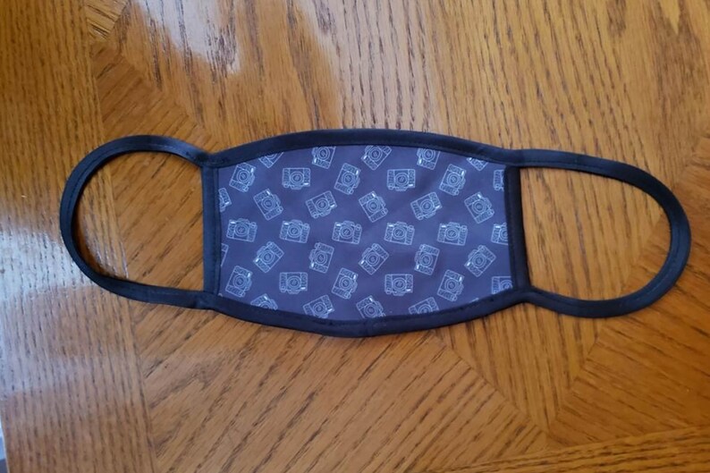Face Mask Photography Design Small // Camera Face Mask // | Etsy