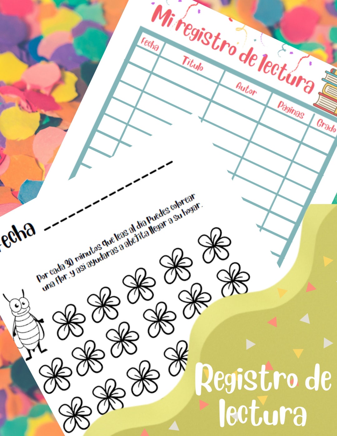 Reading Log Worksheets Spanish Bilingual Homeschool Kindergarden ...