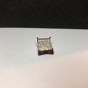 1:144 Scale Double Bed Kit DIY Make Your Own Micro Furniture Piece ...