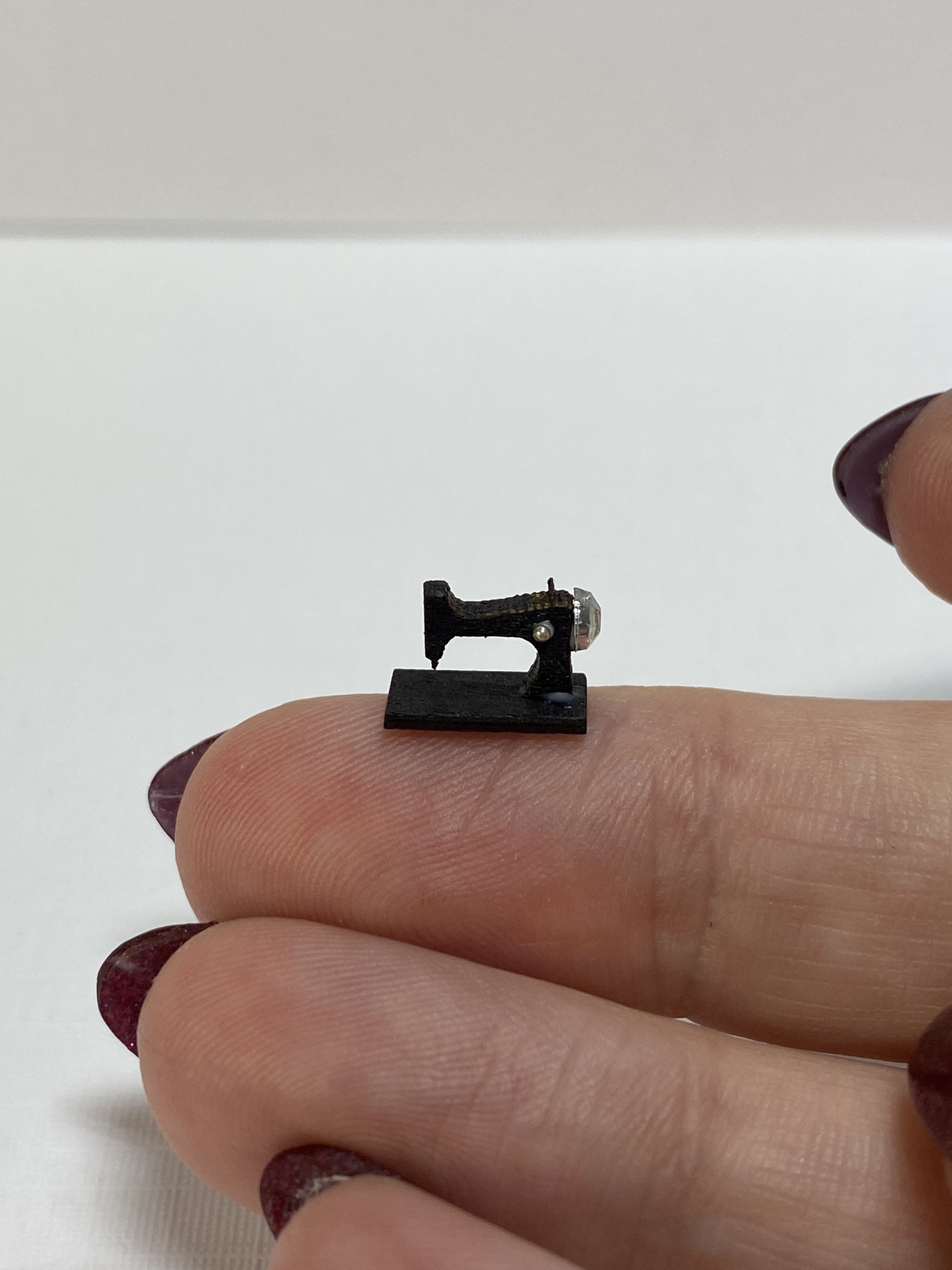 Miniature Micro Sewing Machine KIT in 1:48th Scale DIY Make - Etsy UK