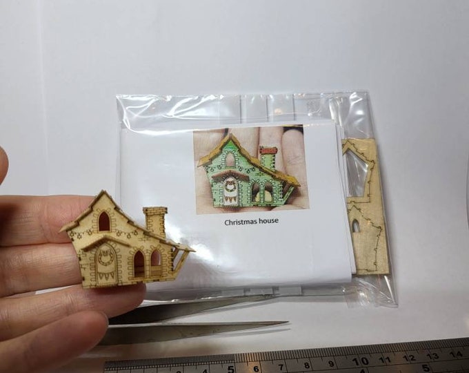 288th Miniature Micro Christmas Dollshouse KIT for a 1:24th Scale Home ...