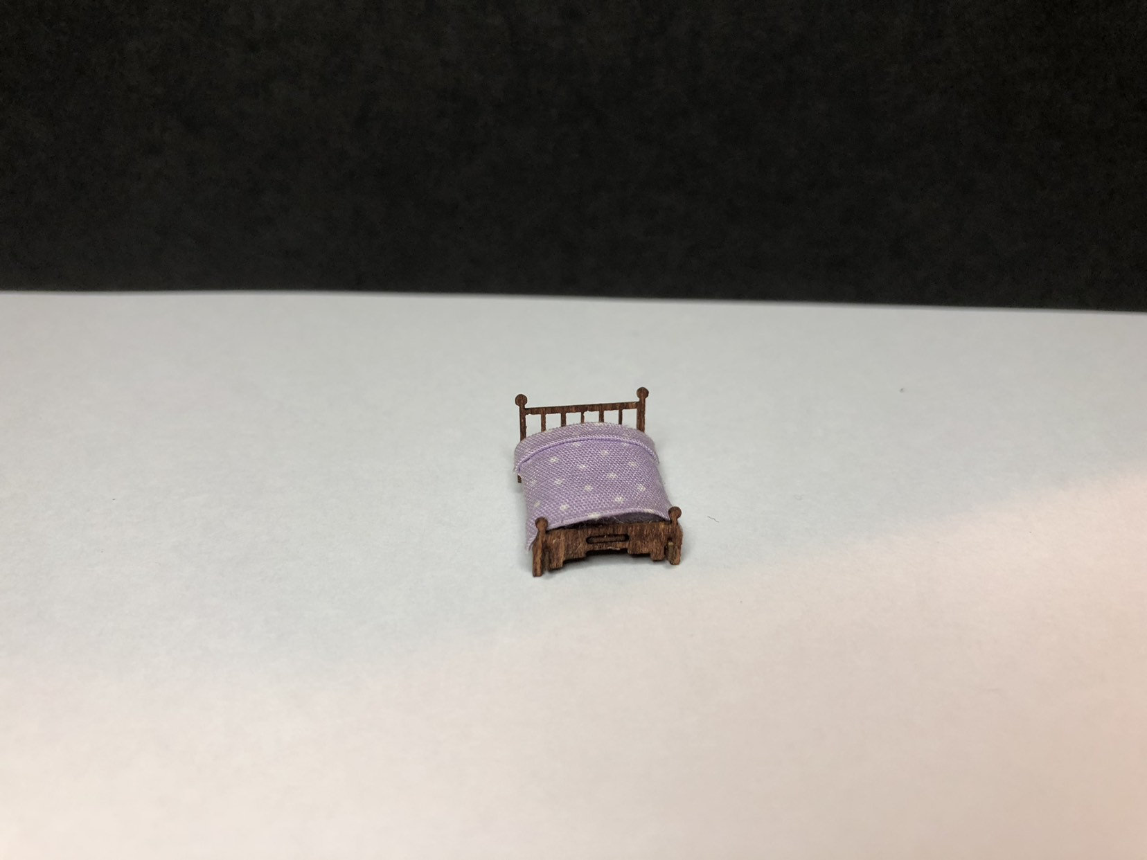 1:144 Scale Double Bed Kit DIY Make Your Own Micro Furniture | Etsy UK