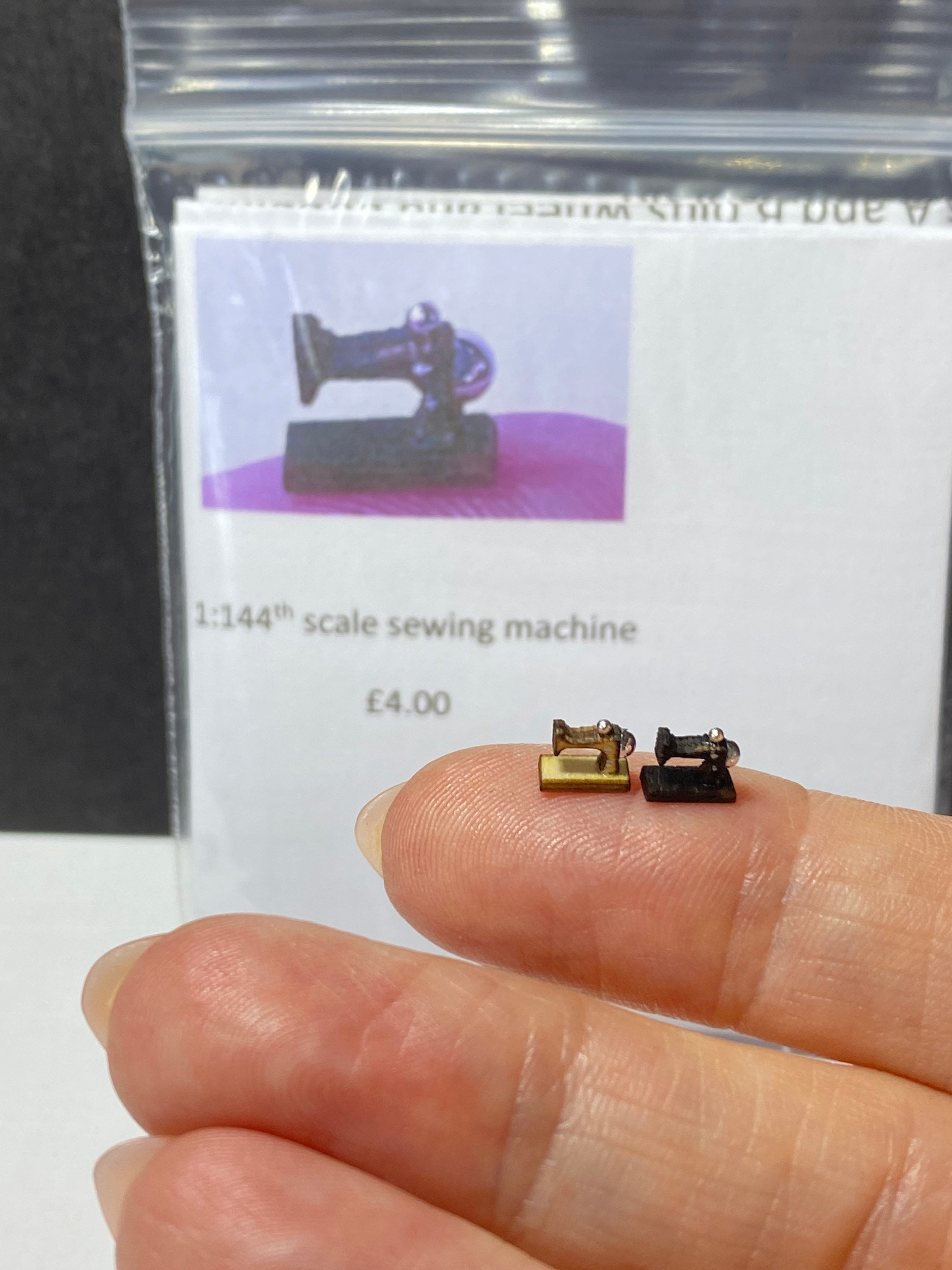 Miniature Micro Sewing Machine KIT in 1:144th Scale DIY Make - Etsy
